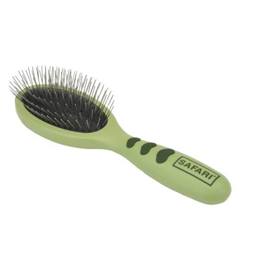 Safari, Safari Wire Pin Brush, Green, 1 Each/Large – peta2z